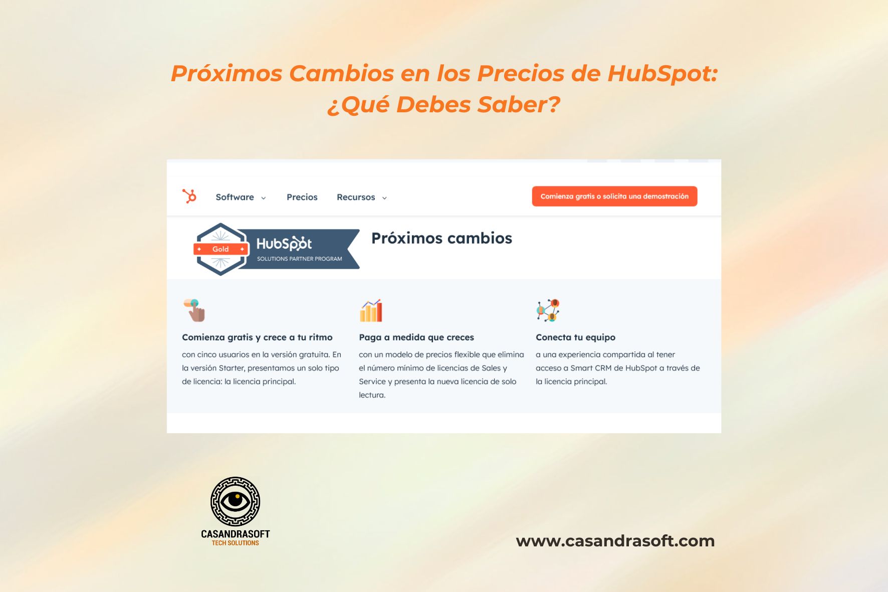 Novedades en los Precios de HubSpot, descubre lo qué debes saber.